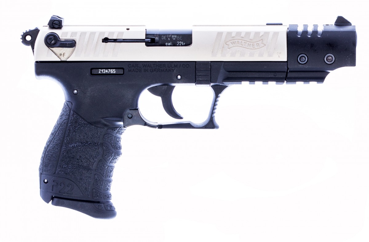 Pistole Walther P22Q Target, 22LR, hlaveň 5", nerez závěr | BEAREKA s.r.o.